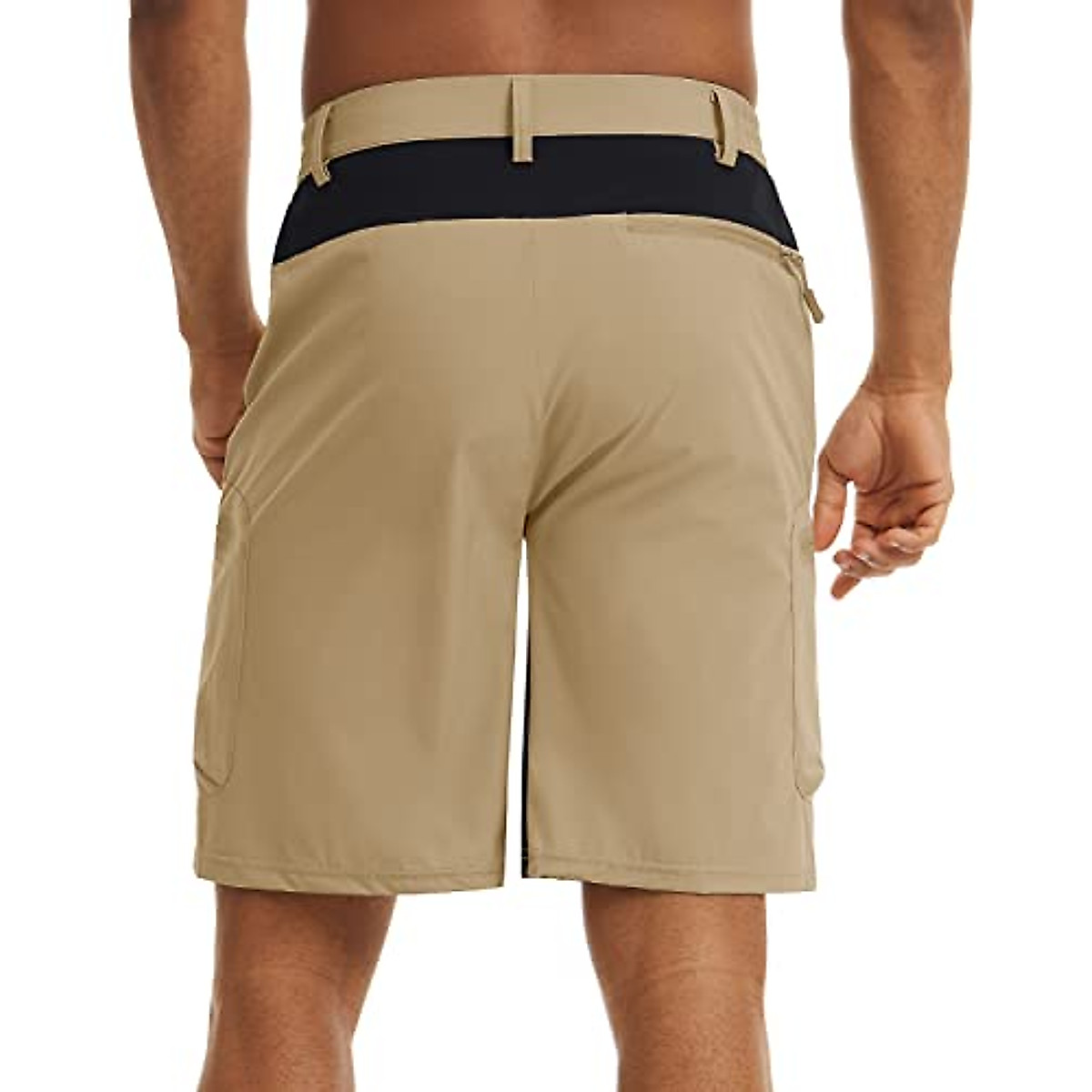 TACVASEN Men's Quick Dry Shorts Casual Khaki Shorts Men Cargo Mens Hiking Shorts Size 38 Mens Cargo Shorts Relaxed fit