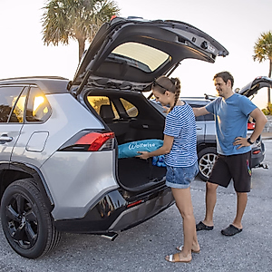 WolfWise 2-3 Person Portable Beach Tent UPF 50+ Sun Shade Canopy Umbrella with Extendable Floor, Blue