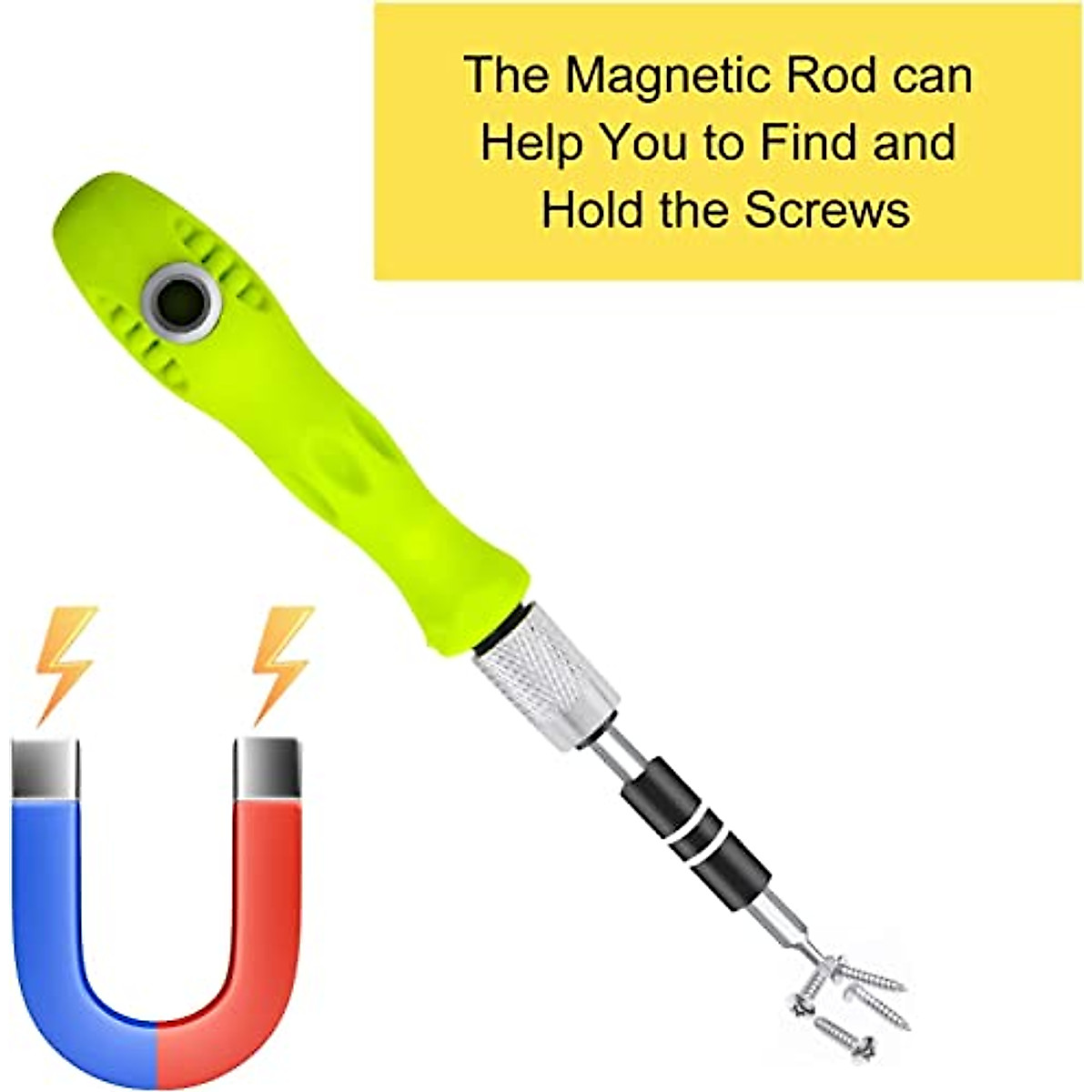 32 In 1 Small Screwdriver Set, Mini Magnetic Screwdriver Set – Contains 30 Bits Precision Repair Tool Kit, Torx Screwdriver Tool Sets for Eyeglass, Watch, Phones, Laptop, Computers, Toys