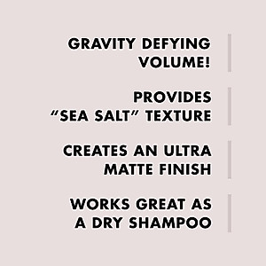 Hanz de Fuko Quicksand – Premium Men’s Hair Styling Wax & Dry Shampoo Combo – High Hold, Ultra Matte Finish – 2 oz.