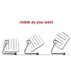 Focux Clear Acrylic Remote Control Holder Organizer Magic Telephone and Stationary Holder Holds up to 6 Remotes,360 Degree Rotatable (Clear)