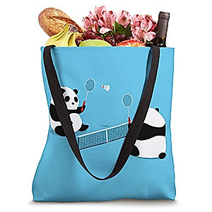 Badminton Panda Volley Tote Bag