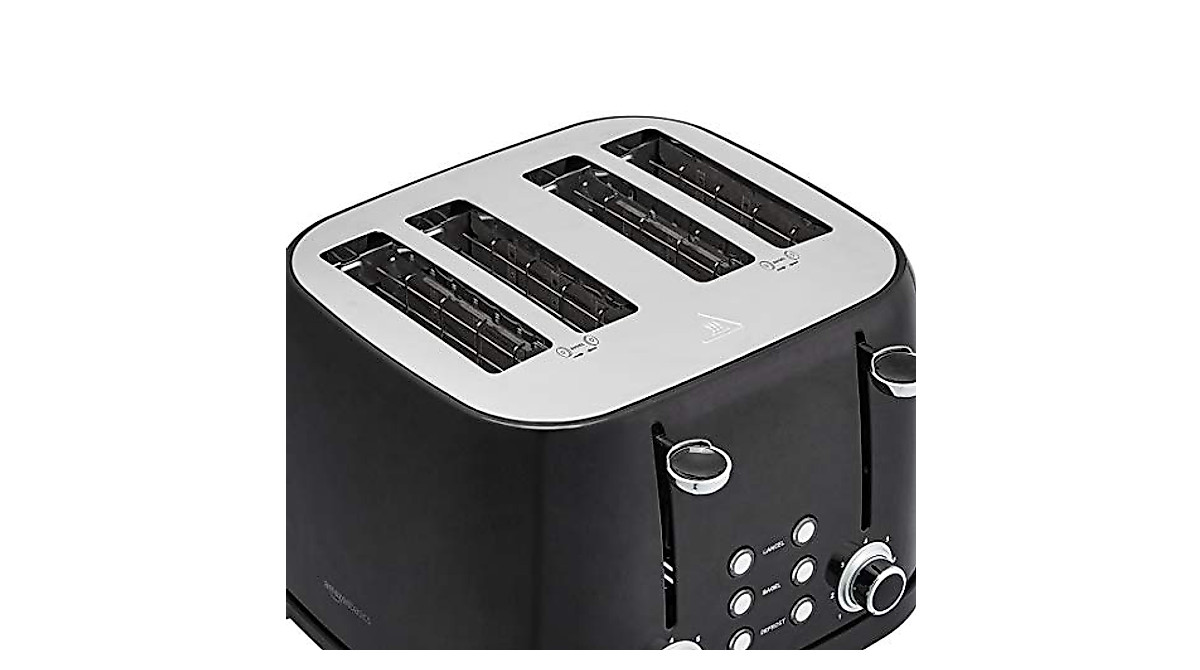 Amazon Basics 4-Slot Toaster - Perfect Toasting for Any Kitchen