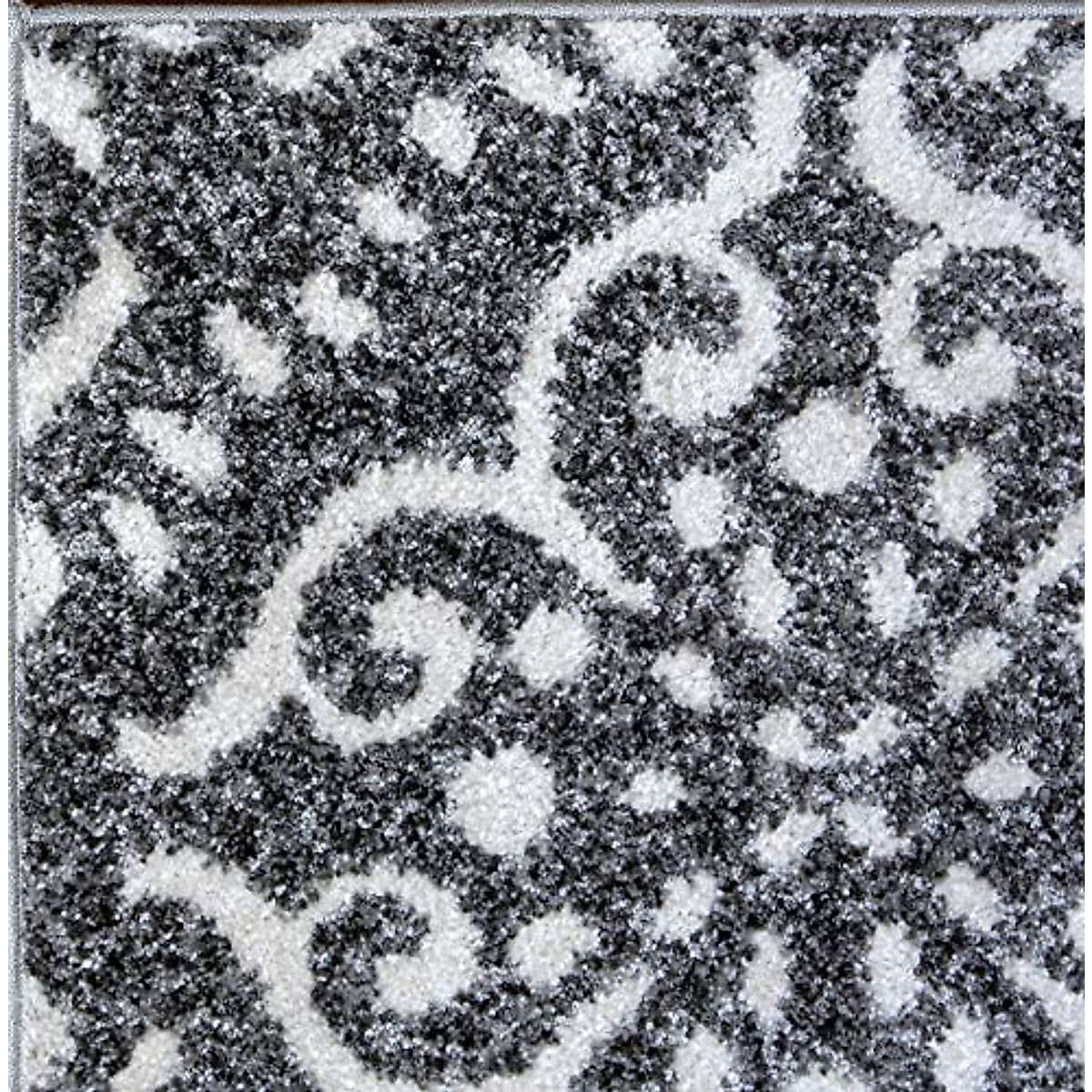 Gertmenian Area Rug 3 Piece Sets Non-Shedding Soft Modern Contemporary Carpet pc Living Room Dining Entryway Bedroom Runner Rugs Gift Set, 2x6 5x7 8x10 Large, Brown Abstract Floral, 81741