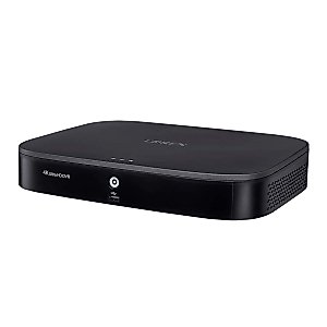 Lorex D841A81B 8 Channel 4K Ultra HD 1TB Hard Drive Security System DVR with Advanced Motion Detection Technology and Smart Home Voice Control, Black