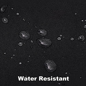 MissOwl Plus Size Adjustable Bib Apron Waterdrop Resistant with 2 Pockets Extra Large Chef Apron Kitchen Cooking for Women Men Black