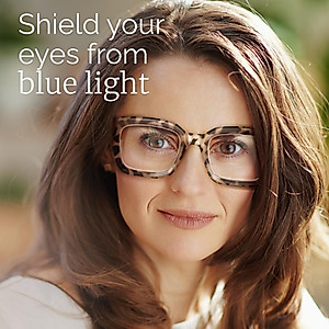 miyya Oprah Style Reading Glasses for Women, Cheaters Eyeglasses, Oversized Blue Light Readers, Fashion Eye Glasses