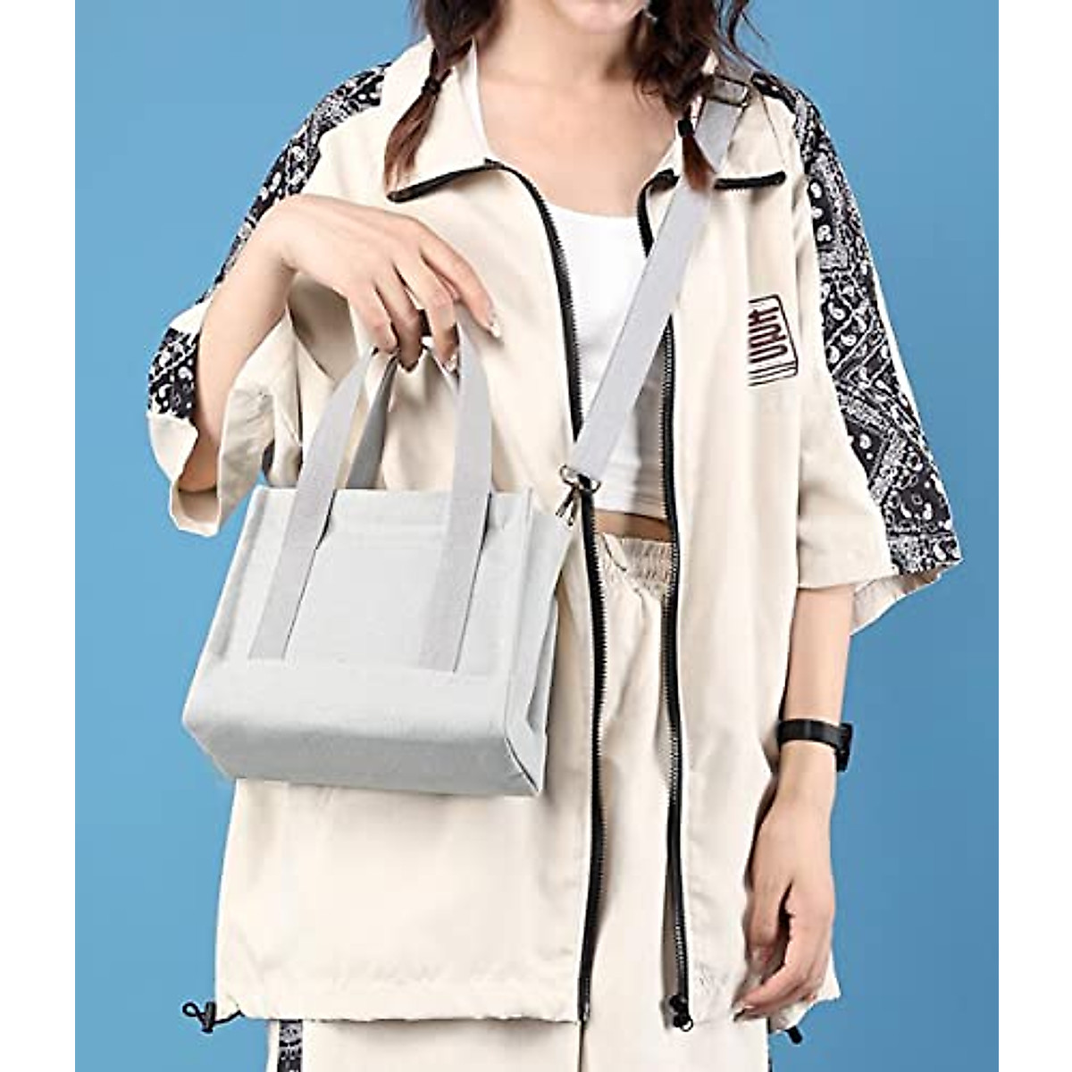 Tote Bag for Women Small Satchel Bag Canvas Hobo Bag Cute Tote Satchel Bag Crossbody Bag Handbags for Women 2023