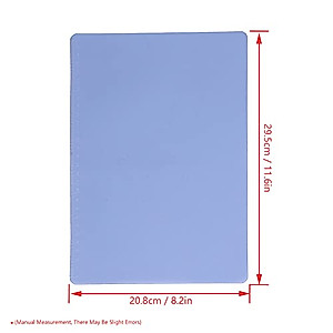 Entatial Kids Clipboard, Clip Board Multifunctional Soft Portable Convenient for Writing for Drawing(EVA Exam Pad A4-Athens Blue)