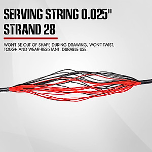 Recurve Crossbow String 26.5" 150-175 lbs Replacement String for Hunting Crossbow