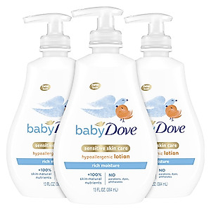 Baby Dove Lotion, Rich Moisture, 13 Ounce (Pack of 3)