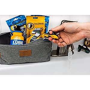 HeadBlade Men's HB4 Refill Shaving Razor Blades 4 Count (Pack of 1)