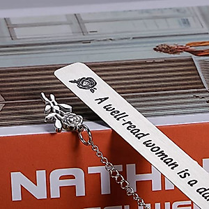 Book Lover Gift for Woman Christmas Gift Stocking Stuffers for Teen Girls Inspirational Bookmark Graduation Birthday Valentine Gifts for Female Friends Girls Bestie Daughter Mom Grandma Teacher