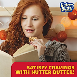 Nutter Butter Peanut Butter Sandwich Cookies King Size - 14 Pack of 3.5 oz Snack Packs with 8 Cookies per Pack - Perfect for Sharing and Snacking Anytime Thanksgiving Dinner Cookies