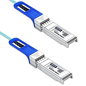 10G SFP+ AOC Cable - 10GBASE Active Optical SFP Cable for Cisco SFP-10G-AOC-7M, Ubiquiti, D-Link, Supermicro, Netgear, Mikrotik, ZTE Devices 7-Meter
