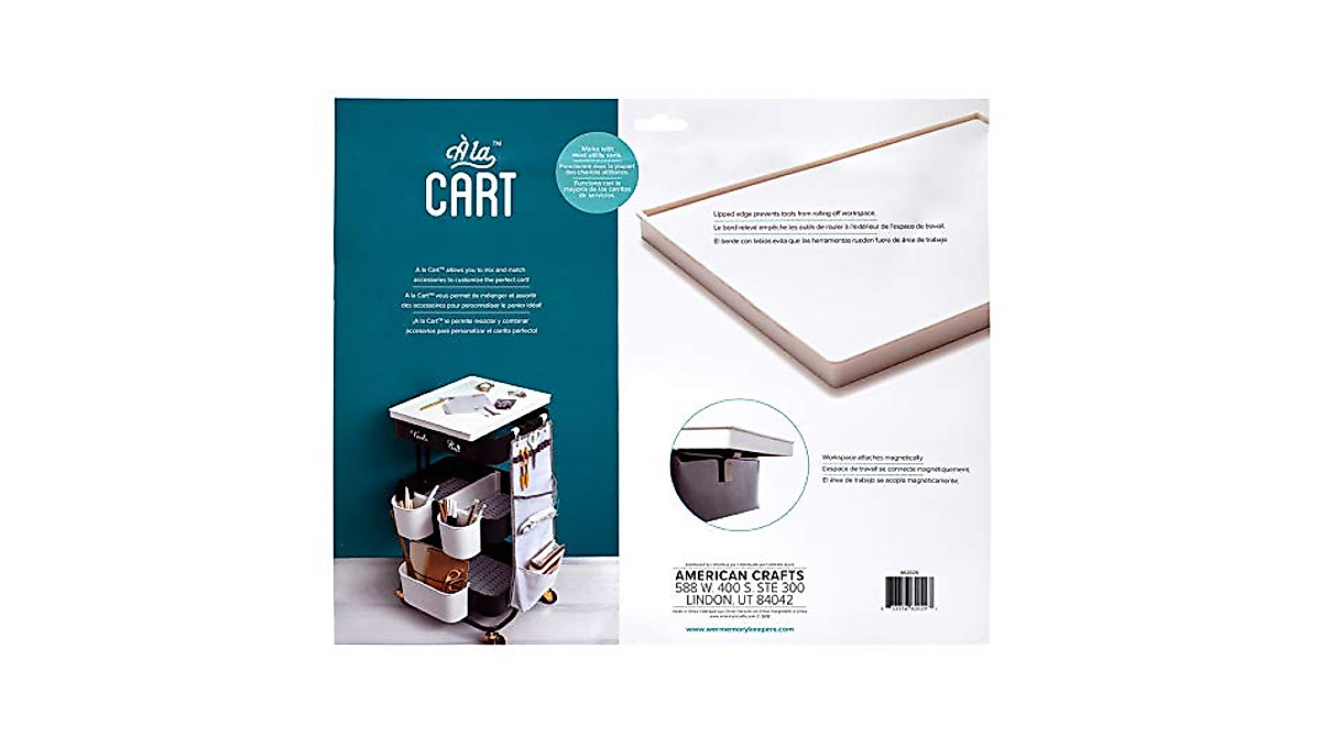 We R Memory Keepers Magnetic Cart Workspace - Organize Your Crafts