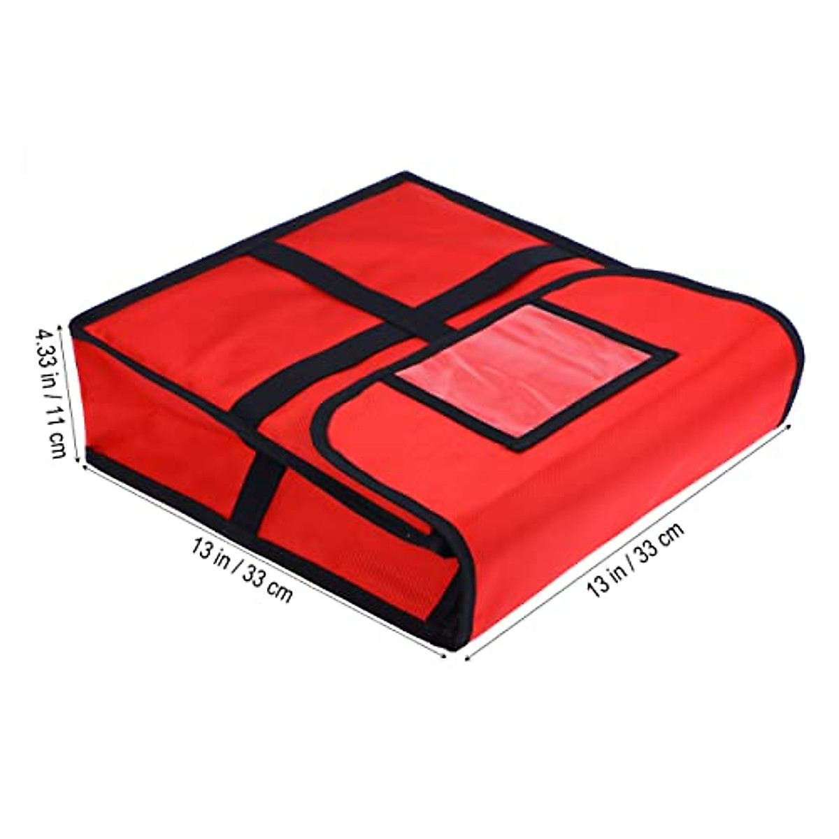 Cabilock 2pcs Insulated Pizza Bag Thermal Delivery Bag Pizza Delivery Bag Car Tote Backpack Organizer Pouch Car Organizer Bag Pizza Carrier Food Delivery Bag Tote Bag Storage Bag Red
