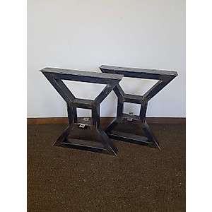 Metal Table Legs, X-Beam Style - Any Size and Color