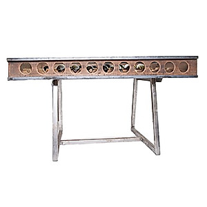 reclaimed winerack dining table