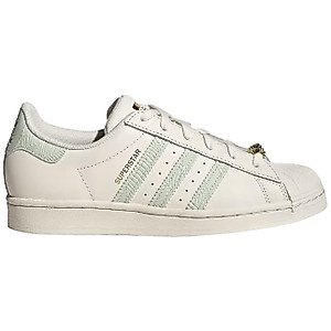 Adidas Woman's Superstar W, Cloud White/Linen Green, 7.5 M
