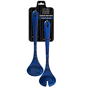 Baltique Malta Collection Wooden Salad Serving Utensil Set, 11-3/4" Long, One Pair