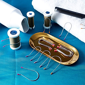 40 Pieces Assorted Hot Roller Clips Large, Medium and Small Hot Rollers, Fits Most Rollers and Curlers, 3 Sizes