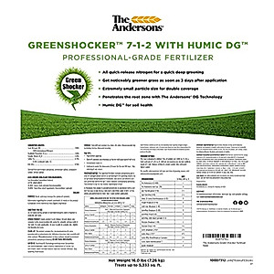 The Andersons Green Shocker 7-1-2 Fertilizer with Humic DG 16 lb Bag