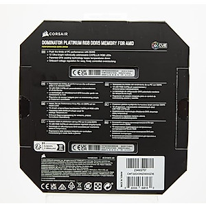 CORSAIR DOMINATOR PLATINUM RGB DDR5 32GB (2x16GB) DDR5 6000MHz CL36 AMD EXPO Intel XMP iCUE Compatible Computer Memory – Gray (CMT32GX5M2D6000Z36)