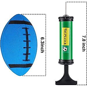 Shindel 6PCS Mini Inflatable Football, 6.3inch Ball Toys for Kids Perfect Outdoor and Indoor Games Football Lovers Gifts, for Super Bowl LVII Party Favors