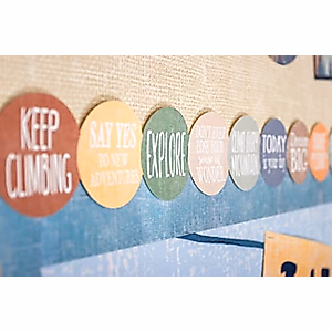 Teacher Created Resources Moving Mountains Blue Straight Border Trim