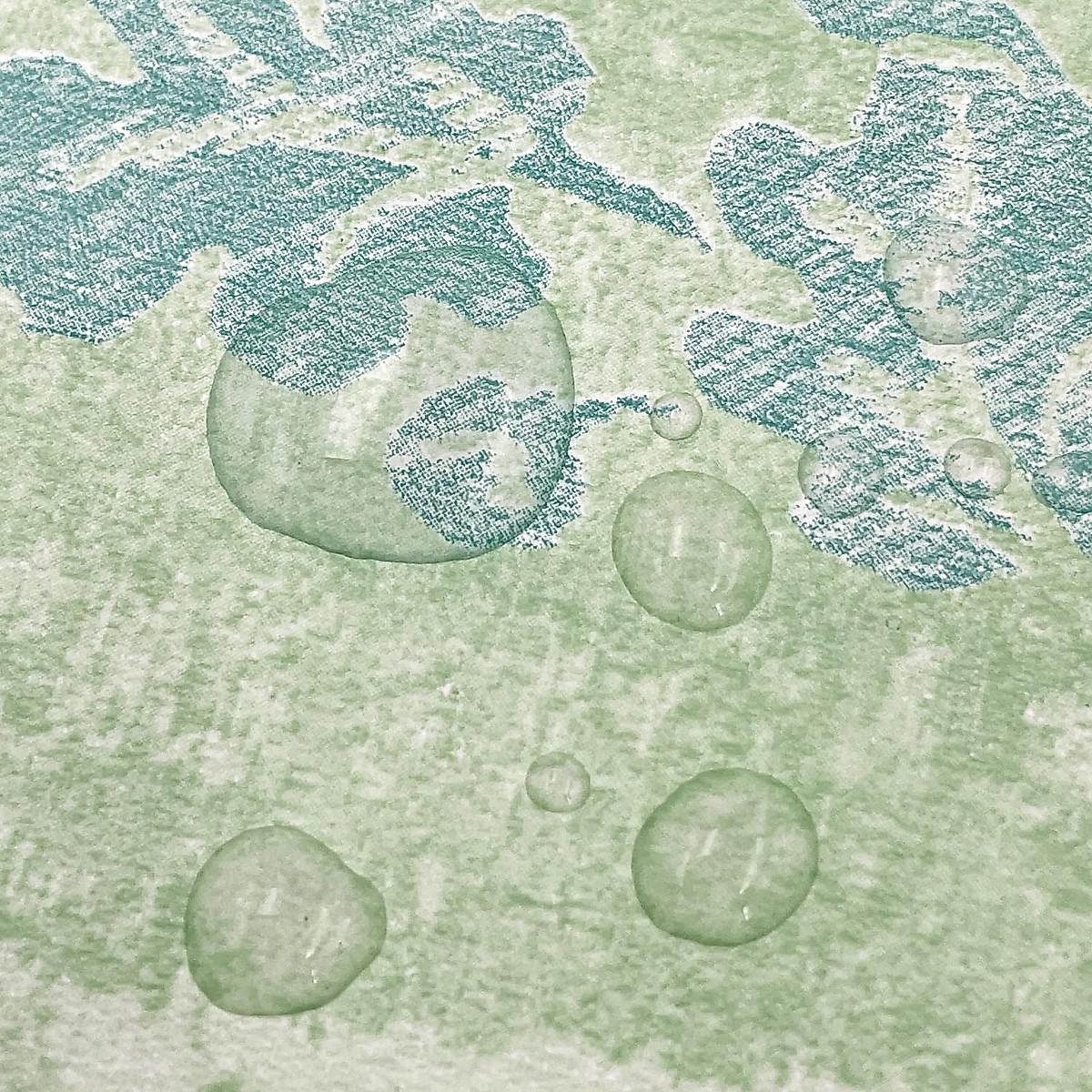 Yifely Self-Adhesive Furniture Paper Removable Shelf Liner for Covering Drawers Cabinet Doors, Green Wood Grain, 17.7 Inch by 9.8 Feet