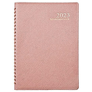 2023 Appointment Book - 2023 Weekly Appointment Book & Planner - 2023 Daily Hourly Planner 8.4" x 6.3", Mar 2023- Dec 2023, 30-Minute Interval, Soft Leather Cover, Improving Your Time Management Skill