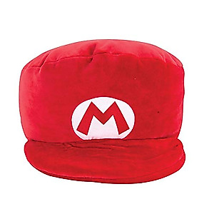 Club Mocchi- Mocchi- Nintendo Super Mario Plush - Mario Hat Plushie - Collectible Squishy Plushies - 15 Inch