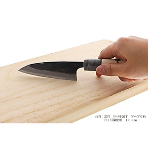 土佐刃物流通センター Tosa Hamono Distribution Center, Knife, Black Knife, Handling, Sabaki, White Steel, No. 1, 5.9 inches (150 mm)