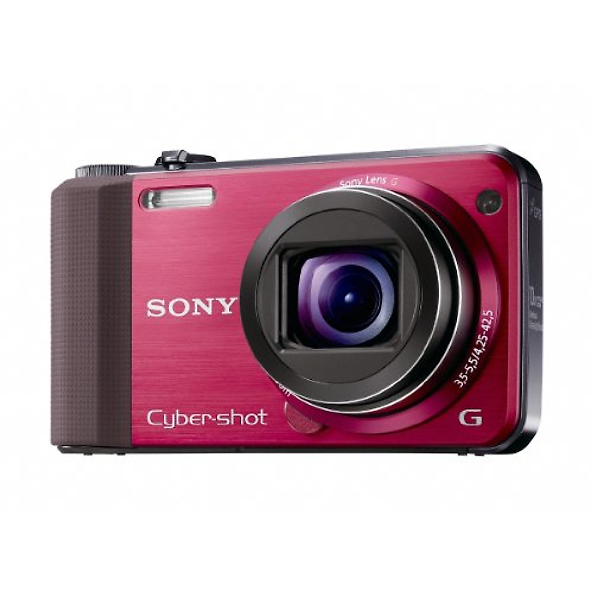 Sony Cyber-Shot DSC-HX7V 16.2 MP Exmor R CMOS Digital Still Camera with 10x Wide-Angle Optical Zoom G Lens, 3D Sweep Panorama, and Full 1080/60i HD Video (Red)