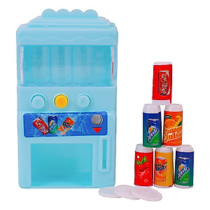 Interactive Simulation Vending Machine Toy, Pretend Play Drink Machine, Develop Common Sense of Life, Gifts for Boys & Girls