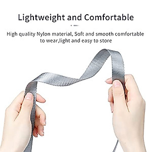 SEASKY Neck Lanyard Strap for DJI Mini 3 Pro/Mavic 3 Classic Cine DJI RC/DJI RC Pro Smart controller Accessories Mavic 2 pro Air 2S Drone Neck Shoulder Tape Tapes band (Light Grey Single Layer)