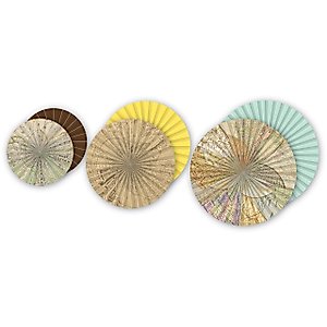 Travel The Map Hanging Paper Fans (TCR77034)