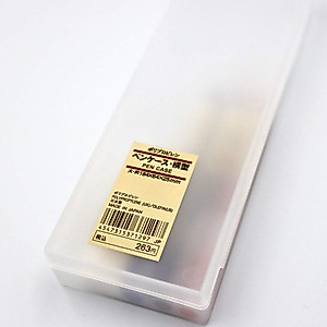 MUJI Large Size 184 X 64 X 25mm Pen Case