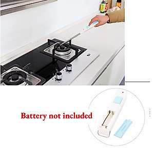 Gas Stove Lighter, Electronic Kitchen Spark Starter Oven BBQ Candle Safety Ignitor Home Kitchen Outdoor Camping Picnic Use(Red)