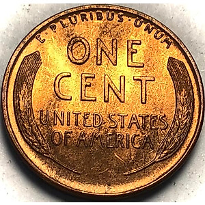 1942 D Lincoln Wheat Cent Red BU MS Penny Seller Mint State