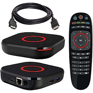 Infomir Mag 424 W3 (Mag 424W3) 4K 2160P Hevc 600Mbps Built-in Dual Band WiFi, Bluetooth, HDMI Cable 1 GB RAM, 8 GB eMMC (Faster than Mag 324w2 322W1)