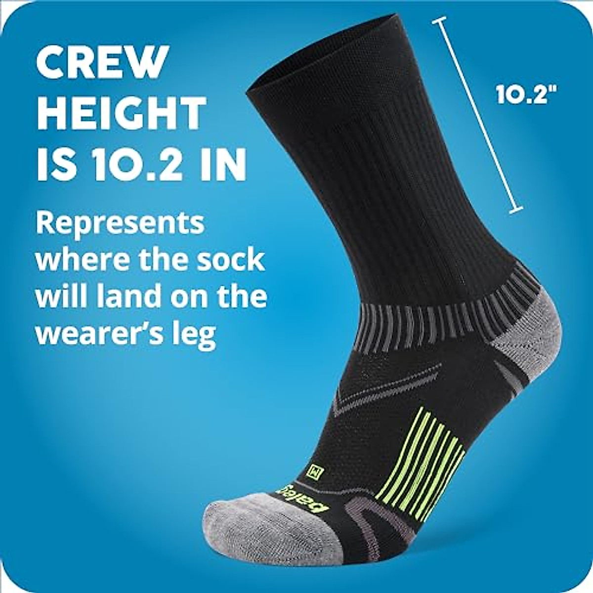 Balega Enduro Arch Support Performance Quarter Athletic Running Socks for Men and Women (1 Pair), White, Large