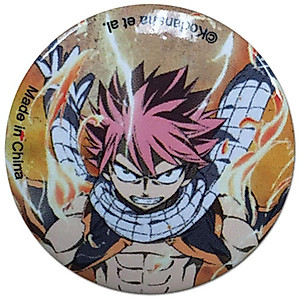 Fairy Tail- Natsu Button