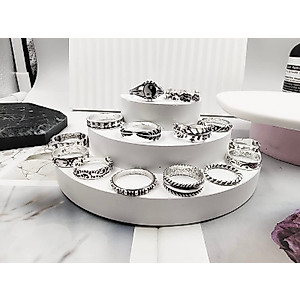 INENIMARTJ Silver Knuckle Stackable Rings Set for Women, Multiple Stackable Snake Butterfly Heart Flowers Yin Yang Joint Finger Rings, Vintage Stack Midi Rings Set (B)