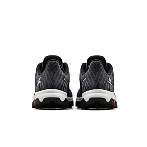 Salomon Outbound Prism Hiking Shoes for Men, Ebony/White/Black, 9.5