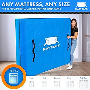 Nordic Elk Mattress Bags for Moving and Storage (full Xl Size) - Mattress Cover for Moving - Heavy Duty, 8 Handles and Strong Zipper Closure Storage Bag Supplies & Bags