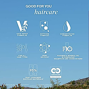 Pureology Strength Cure Strengthening Shampoo & Conditioner Bundle | For Damaged, Color Treated Hair | Sulfate-Free | Vegan | Updated Packaging | 9 Fl. Oz.