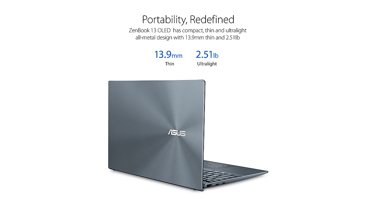 ASUS ZenBook 13 OLED Laptop - Slim, Powerful & Vibrant Display