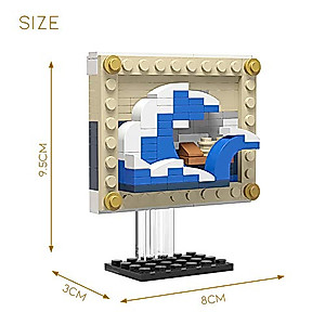 The Great Wave Off Kanagawa-Most Famous Paintings in The World Building Kit Model MOC Building Blocks Toy,Gift Toys(117 PCS)